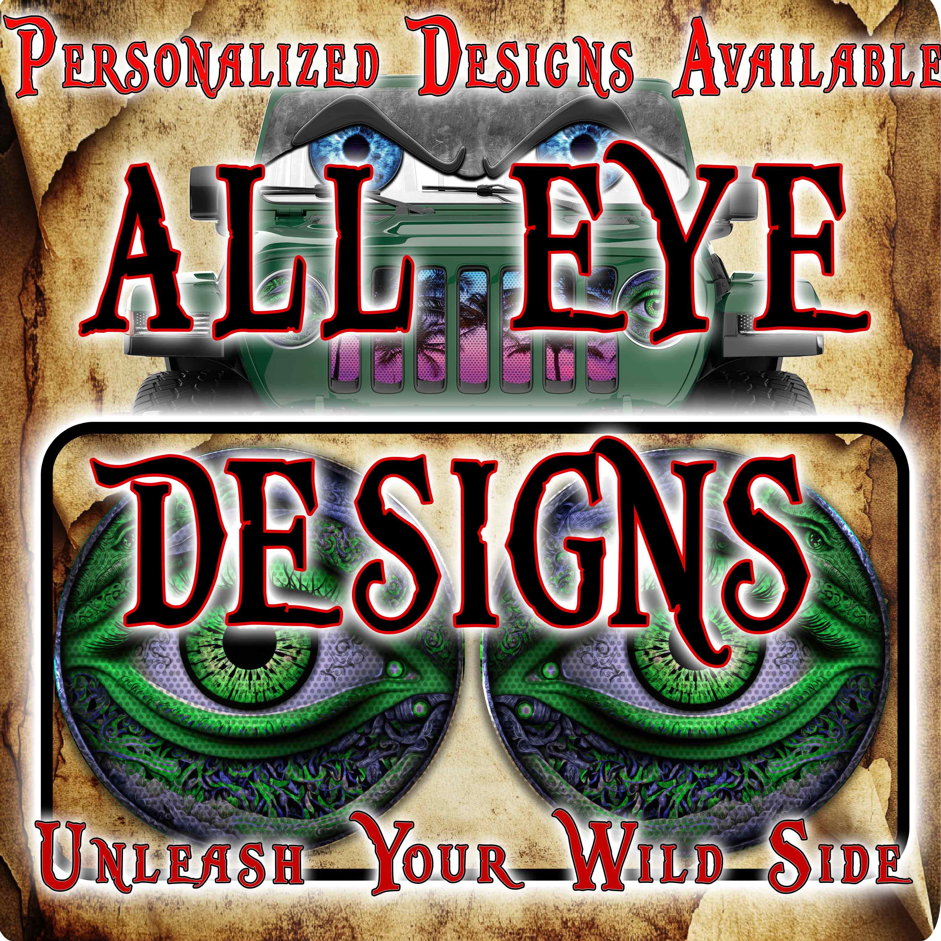 ALL Headlight Eyes – L & M custom graphics LLC