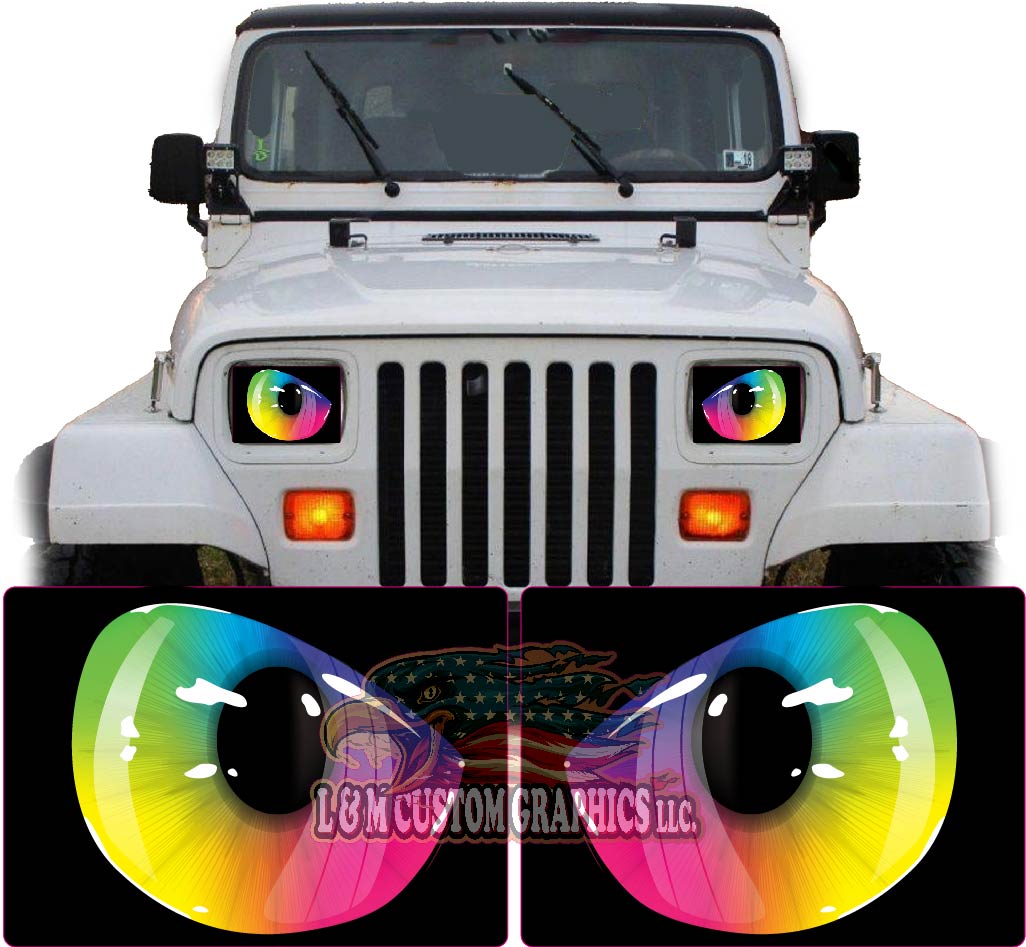 jeep Eyes original beast eyes – Page 2 – L & M custom graphics LLC