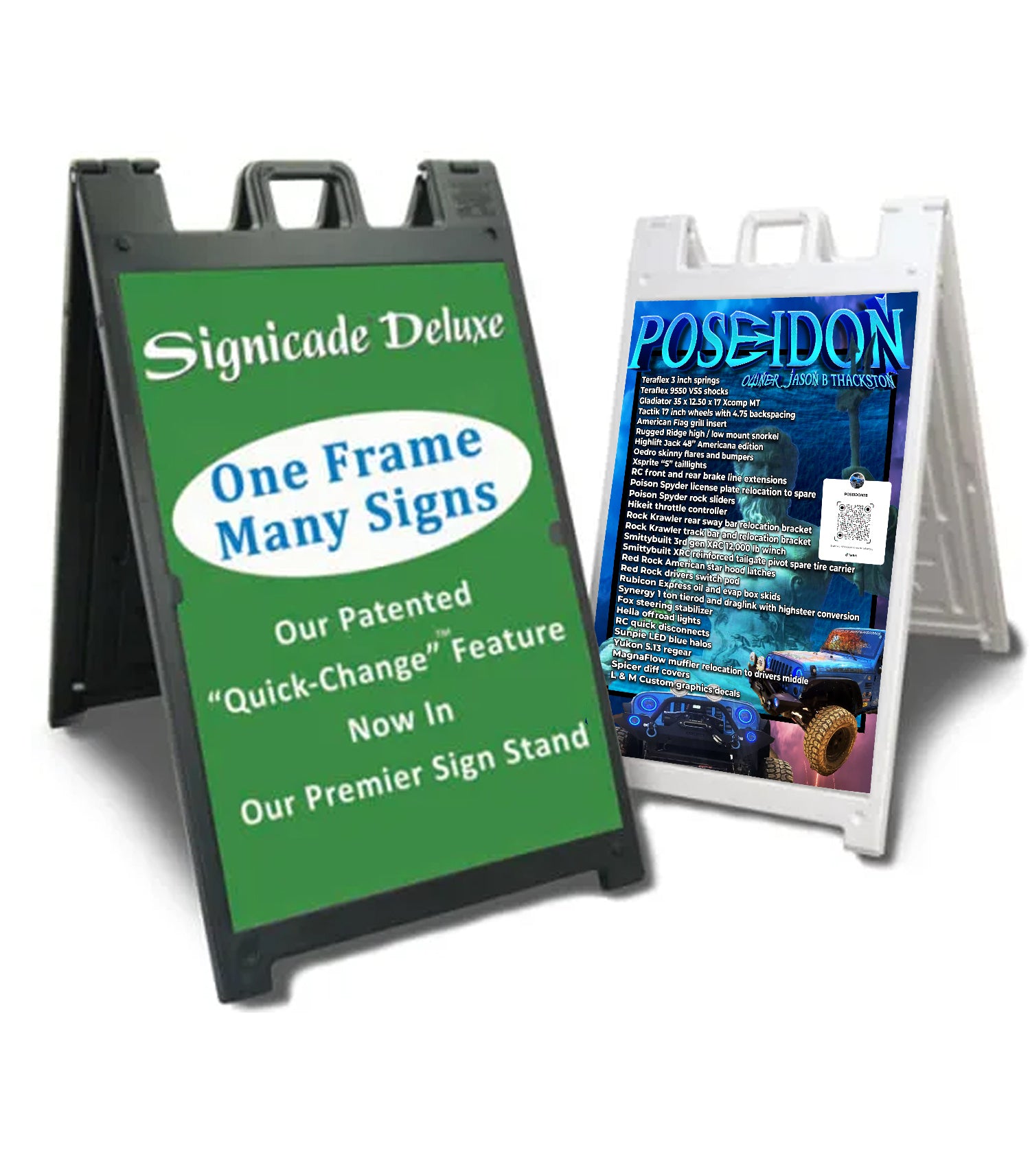 Plasticade Signicade – L & M custom graphics LLC